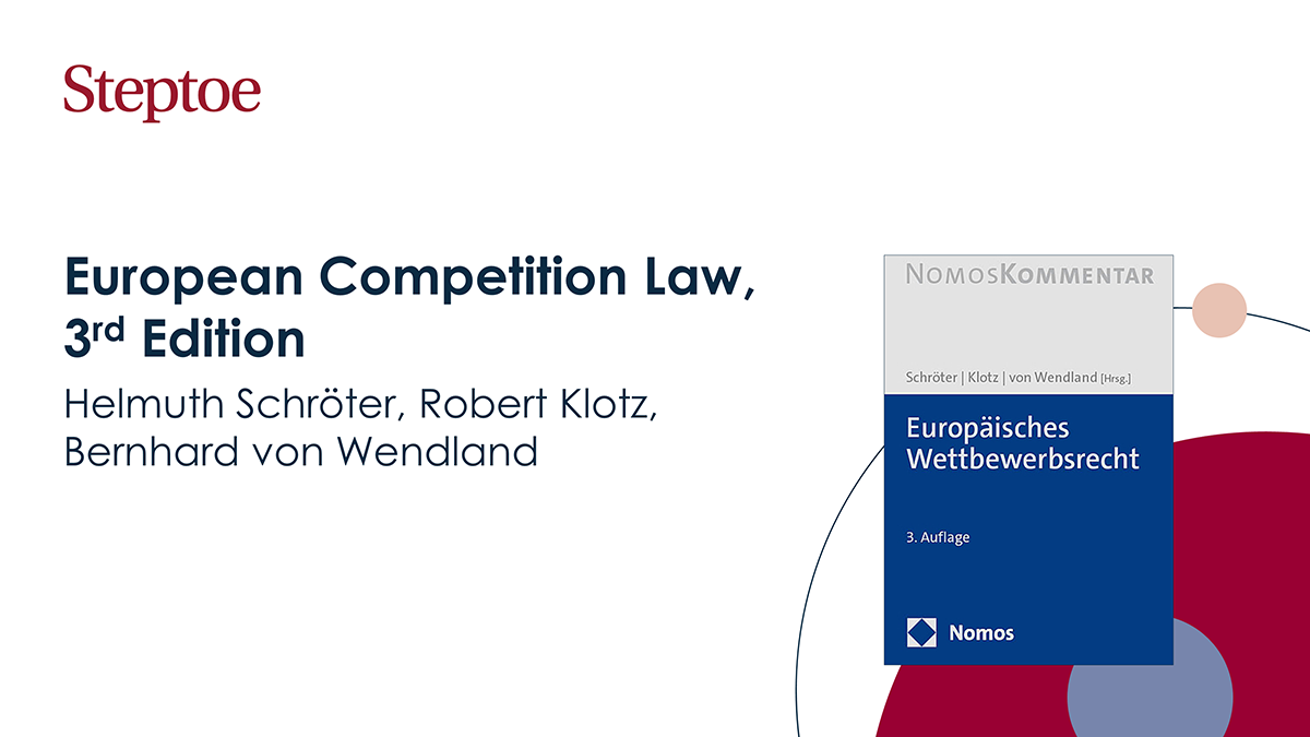 European Competition Law, 3rd Edition | Steptoe